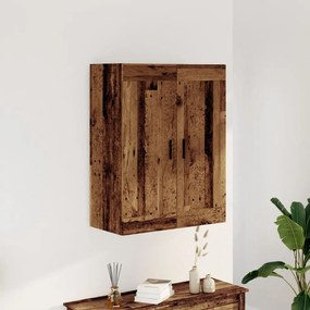 Nástěnná skříňka old wood 69,5 x 34 x 90 cm kompozitní dřevo
