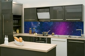 DIMEX | Fototapeta do kuchyně Hvězdokupa KI-260-237 | 260 x 60 cm | modrá, fialová