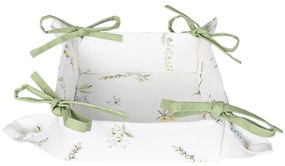 Textilní košíček na pečivo Happy Florals - 35*35*8 cm