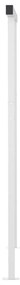 vidaXL Ručně zatahovací markýza s LED světlem 3 x 2,5 m [3069905] Barva: Modro-bílá