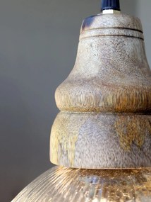 Závěsné skleněné světlo Mirabelle - Ø 23*33 cm