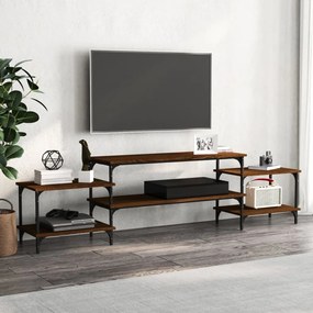 826329 vidaXL TV skříňka hnědý dub 197 x 35 x 52 cm kompozitní dřevo