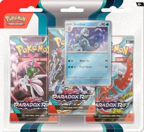 Pokémon Pokémon TCG: SV04 - Scarlet and Violet Paradox Rift 3-Pack Blister Arctibax