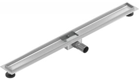 Mexen Flat nerezový sprchový žlab 90 cm - tělo žlabu bez krytu, 1015090