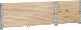 Zahradní truhlík 100 x 50 cm masivní borové dřevo 3295391
