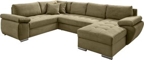 XXXLutz SEDACÍ SOUPRAVA, textil, olivově zelená Livetastic - Sedací soupravy - 002310003043