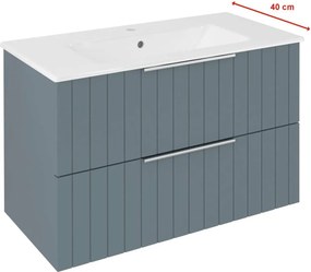 Sapho Cirasa - Umyvadlová skříňka Strip 78x54x39 cm, 2x zásuvka, siena CR792-4242S