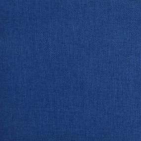 Otočné jídelní židle 6 ks modré textil 3087462