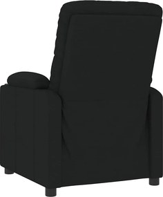 Polohovací křeslo černé textil 339104