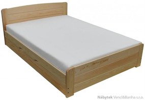 dřevěná jednolůžková postel s úložným prostorem Wersal chalup