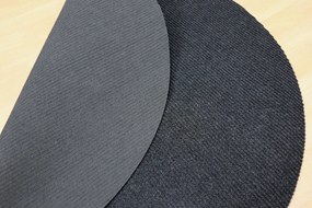Vopi koberce Kusový koberec Quick step antracit kruh - 80x80 (průměr) kruh cm
