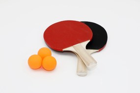 Set na pingpong RULYT®, 2 x raketa, 3 x míč, síťka