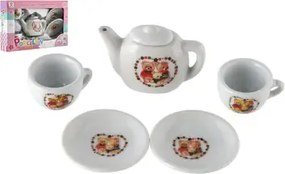 TEDDIES Čajová sada nádobí 6 dílů / Porcelán / V krabici / od 3 let