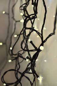 SOLIGHT LED vánoční řetěz, 3m, 20 LED, 3 x AA, teplé bílé světlo, zelený kabel