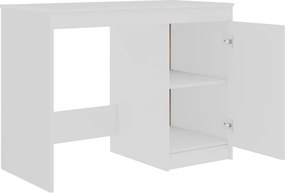 Psací stůl bílý 140 x 50 x 76 cm kompozitní dřevo 3054780