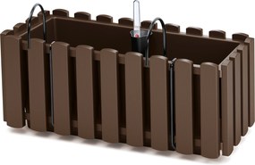 Prosperplast Držák truhlíků na balkon Boardee Fence W (antracitová, 380x180x162)