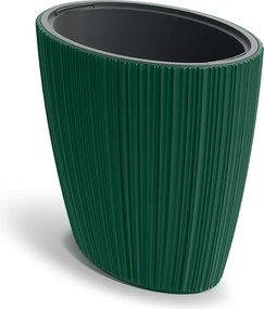 Květináč Oros 59,5 cm tmavě zelený