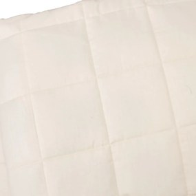 Zátěžová deka světle krémová 137 x 200 cm 10 kg textil,  3154817
