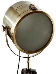 Atmosphera - Stojací lampa EBOR 1xE27/25W/230V borovice/mosaz