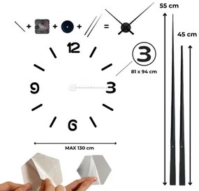 Velké nástěnné hodiny do obývacího pokoje DIY I SENTOP 12SZ026
