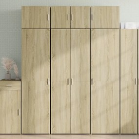 Skříň highboard dub sonoma 70 x 42,5 x 185 cm kompozitní dřevo