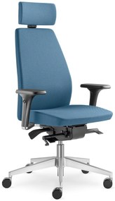 LD SEATING - Kancelářská židle ALVA 330-BL se záhlavníkem