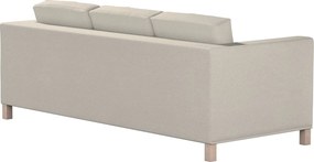 Potah na pohovku IKEA  Karlanda 3-místná nerozkládací, krátký barva béžová látka pletený vzor