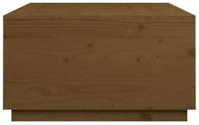 Konferenční stolek medově hnědý 80x80x45cm masivní borovice - Default Title