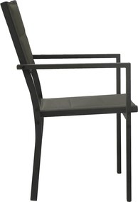 3dílný zahradní jídelní set ocel 3073531