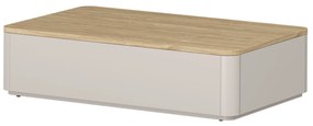 Konferenční stolek Elivo 100 cm - kašmírová / dub olejovaný