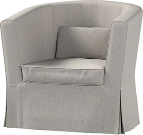 Potah na křeslo IKEA Ektorp Tullsta barva šedá látka pletený vzor