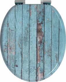 Toaletní sedátko s tlumeným zavíráním 2 ks Modrá 44 x 38 cm 3414537