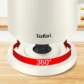 Krémová rychlovarná konvice 1,5 l Thermo Protect KO140AE0 – Tefal