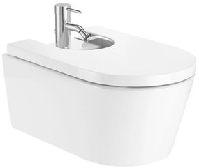 Set bidet Roca Inspira A357525S00, bidetové prkénko Roca Inspira A80652200B