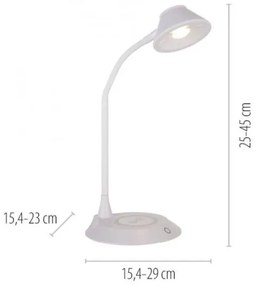 JUST LIGHT. 14414-16 -LED Stm stolní lampa s nabíjením PUCKI LED/4,5W/230V bílá