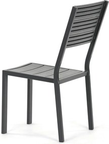 Zahradní sestava AZS-B1656 GREY, polywood, šedá (156 x 78) cm