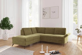 XXXLutz ROHOVÁ SEDAČKA, textil, olivově zelená Sit & More - Sedací soupravy - 00014401617D