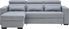 XXXLutz ROHOVÁ SEDAČKA, textil, modrošedá Carryhome - Sedací soupravy - 000812006301