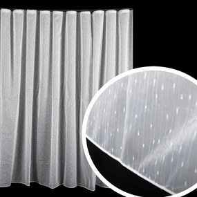Záclona Prší s olůvkem 160cm