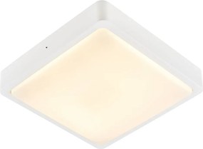 LA 1003449 AINOS SQUARE Outdoor, nástěnné a stropní LED svítidlo, bílé, spínač CCT 3000/4000K - BIG WHITE (SLV)