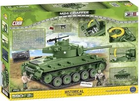 COBI 2543 M24 Chaffee WW II / 590 dílů / 2 figurky / od 6 let