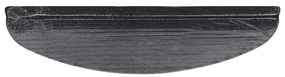 Samolepicí nášlapy na schody 10 ks černé 65x22,5x3,5 cm - Default Title