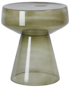 Skleněný kulatý odkládací stolek ø 37 cm Dakwa – Light & Living