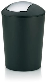 KELA Odpadkový koš MARTA 5l plast, černý KL-22300