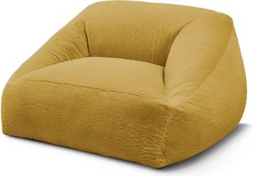 Žluté křeslo z umělé kožešiny Lilibet – Bobochic Paris