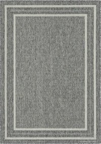 Breno Kusový koberec CASA 603 silver, 80x150 cm, Šedá/Stříbrná