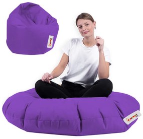 Atelier del Sofa Zahradní sedací vak Iyzi 100 Cushion Pouf - Purple, Purpurová