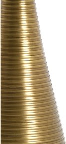 Kulatý konferenční stolek s deskou z kamene v bronzové barvě/ve světle přírodní barvě ø 50 cm Bahia – Light &amp; Living