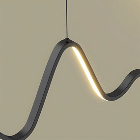 Toolight Toolight, LED závěsné osvětlení 120cm, 36W, 3000K, LHJ033-CP, černá matná, OSW-60020