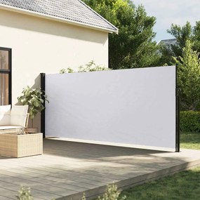 vidaXL Zatahovací boční markýza 180 x 500 cm [4004446] Barva: Bílá